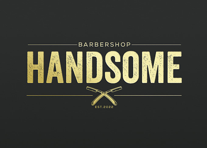 Design a unique, luxury, minimal, barber shop logo by Graphicspixels1 ...