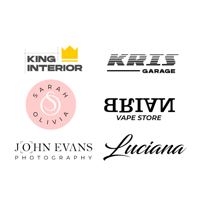 Convert your name into your own brand logo by Krisnantokrisna | Fiverr