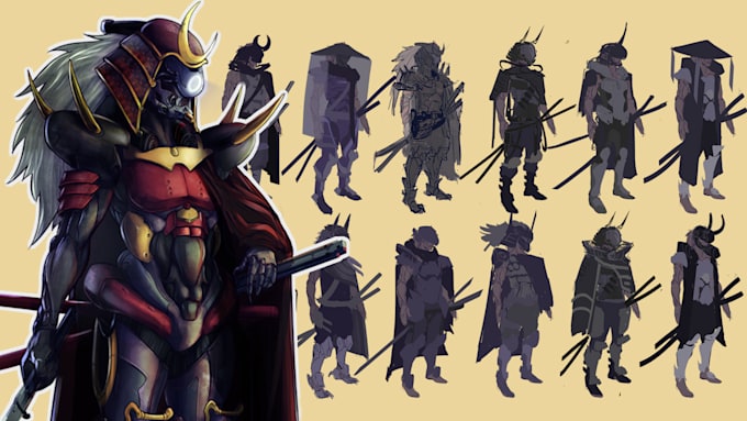 Make your character designs for concept art and game art by Hacrow_art ...