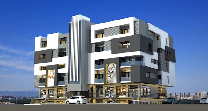 Make 2d and 3d drawing in auto cad and rendered in 3ds ax by ...