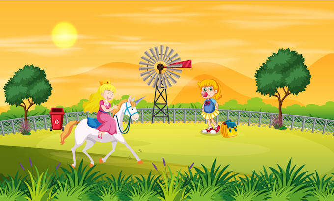 Drow kids book and children book illustration by Tamzid_art_zone | Fiverr