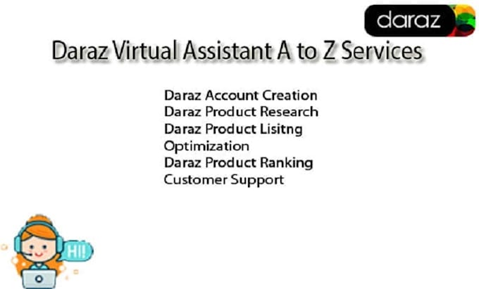 Be your daraz virtual assistant va by Workfix | Fiverr
