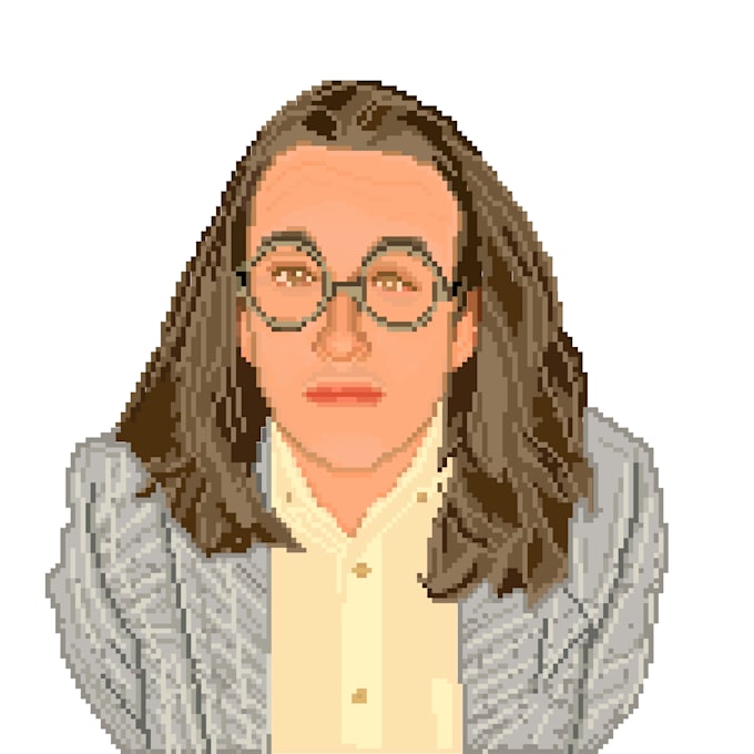 Create a pixel art of your face for avatar for two face by Yusril_crtv ...
