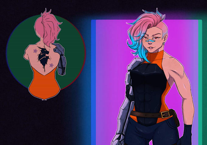 Illustrate yours rpg characters by Patyb2 | Fiverr