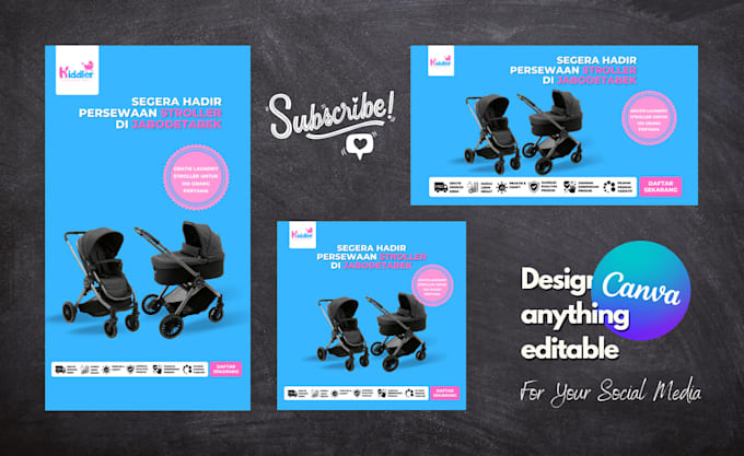 Design anything editable in canva by Tantrabayurini | Fiverr