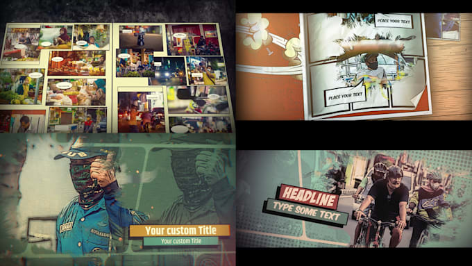 Make your photo look like a comic slideshow by Muhammadwildan_ | Fiverr