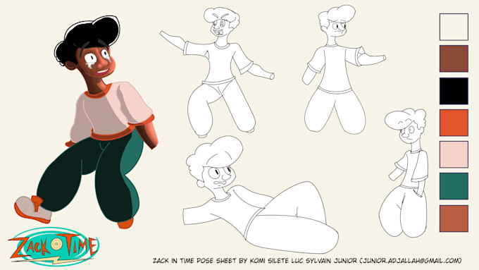Create and, or illustrate comic, tv, oc, characters by Artistdebut | Fiverr