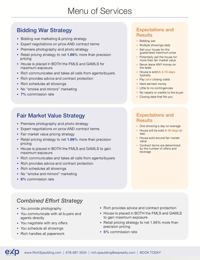 Design a beautiful and informative one pager pdf by Kaitlynashlee | Fiverr