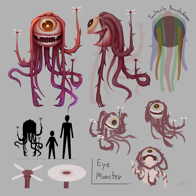 Make character concept art for you by Asnothseride | Fiverr