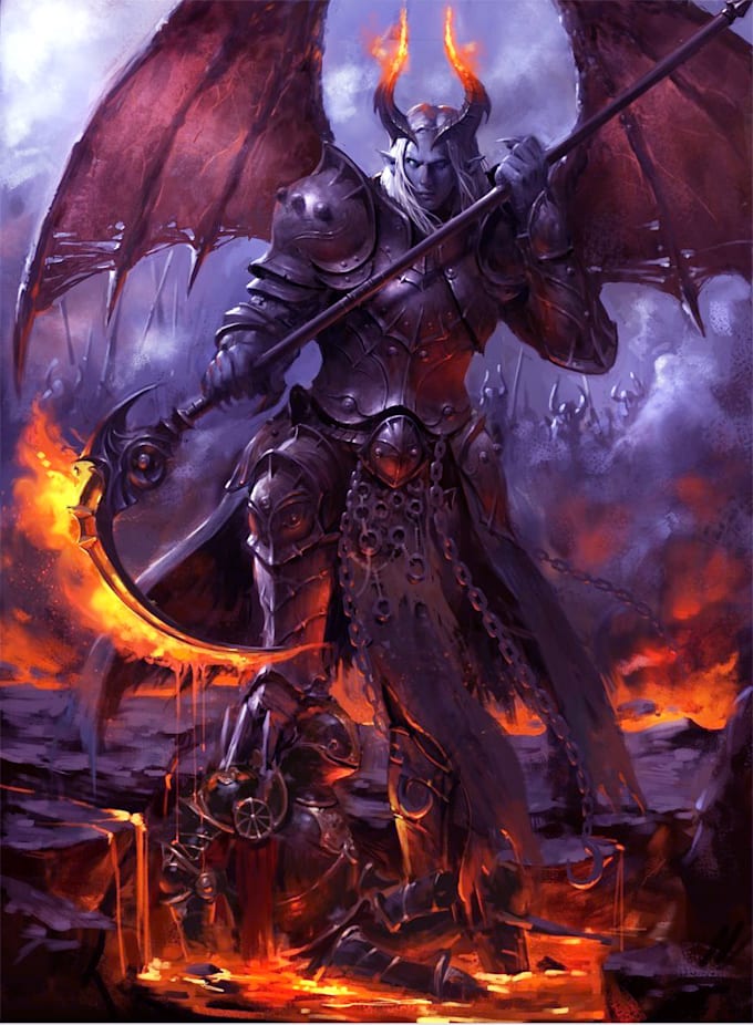 Draw dark art and death metal horror gore illustration by Outfhe_boo ...