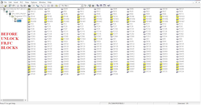 Do unlock blocks of program plc siemens s7 300 by Mustablanco | Fiverr