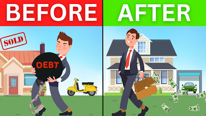 Make pro animated finance thumbnails by Designwithhardi | Fiverr