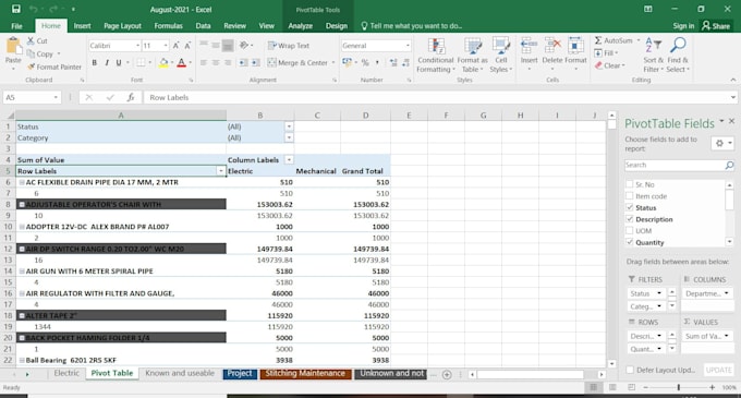 Help with excel sheet problems and tasks by Shahzi_1 | Fiverr