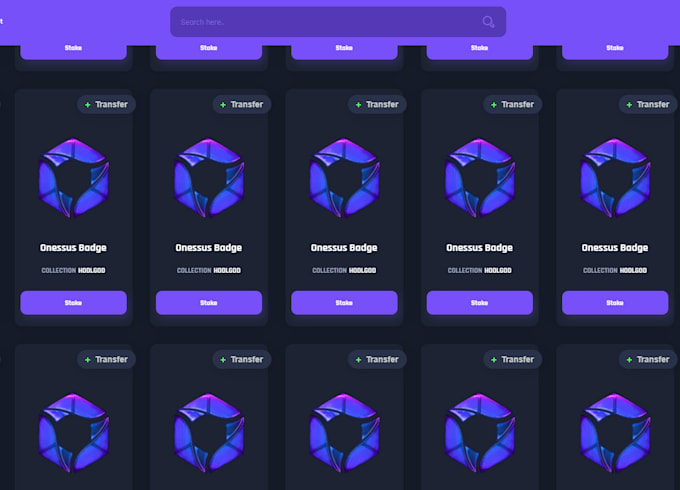 Do nft staking reward with smart contract erc721 by Sxmvisuals | Fiverr