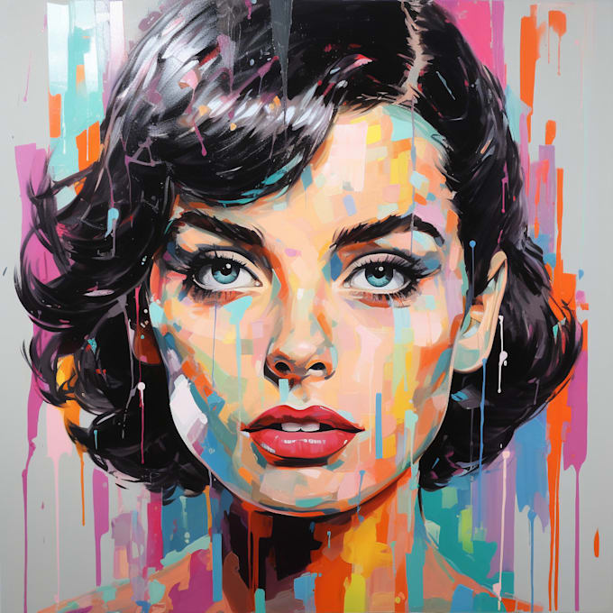 Make your portrait into watercolor pop art by Clementorewattk | Fiverr