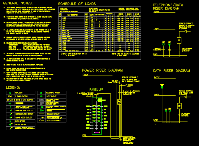 Do electrical load calculation and design drawings by Oel_888 | Fiverr