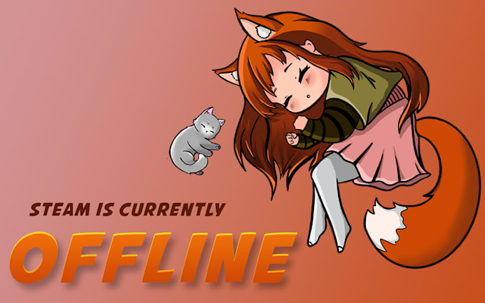 Draw starting soon, offline,brb screens for twitch by Katze_fe | Fiverr