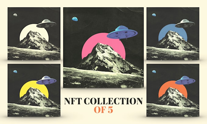 Craft your vintage nft art collection by Spncrrbns | Fiverr