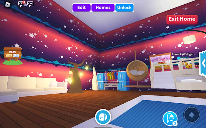 Decorate rooms for you in adopt me by Shaheen_18 | Fiverr