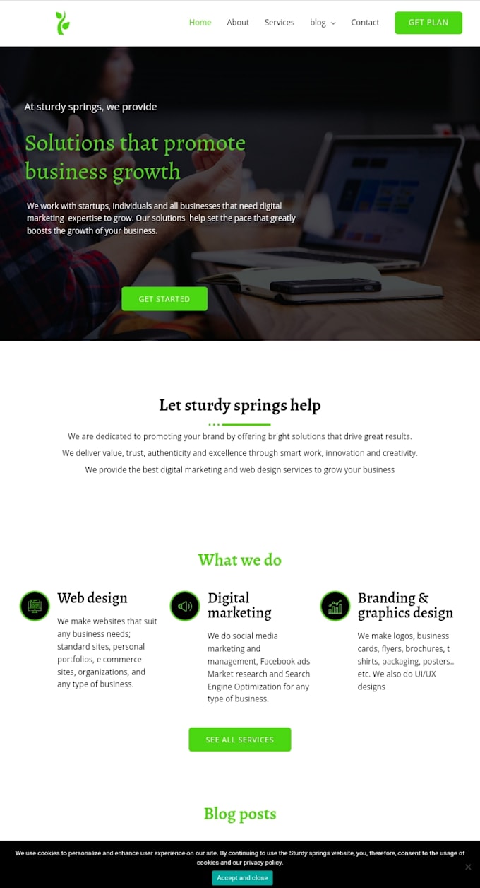 Design for you a beautiful fast responsive website by Adammasd | Fiverr
