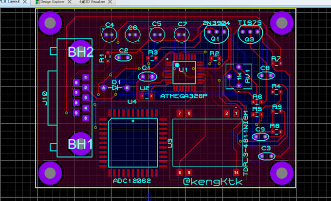 Design professional pcb using proteus and altium by Kengktk | Fiverr
