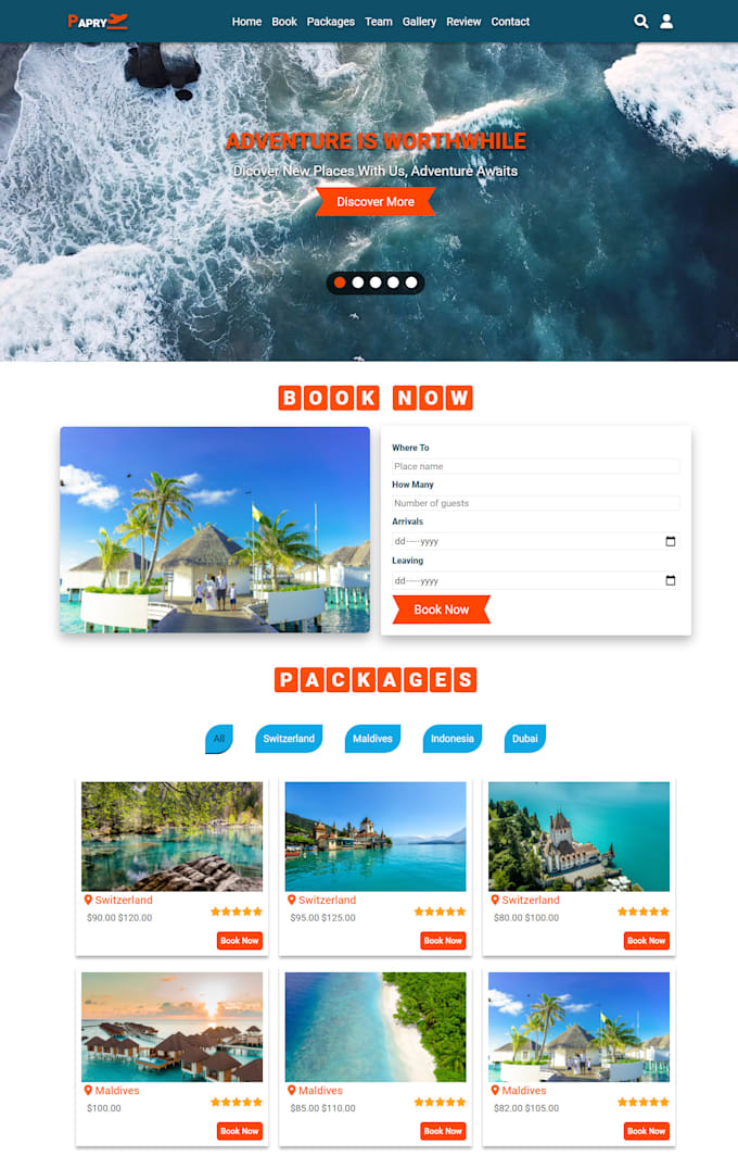 Convert psd to html responsive web with css3, bootstrap website by ...
