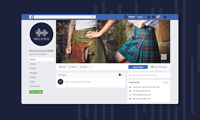 Create a professional header and profile picture by Janerd | Fiverr