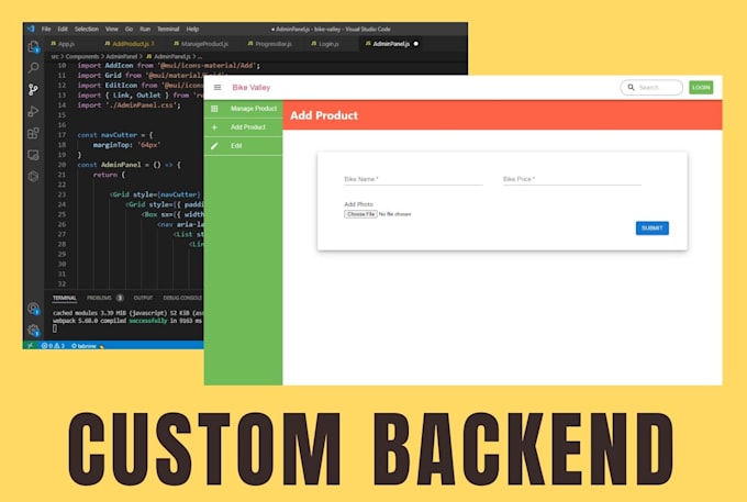 React js node js mern stack developer mern development by Rubayed007 | Fiverr