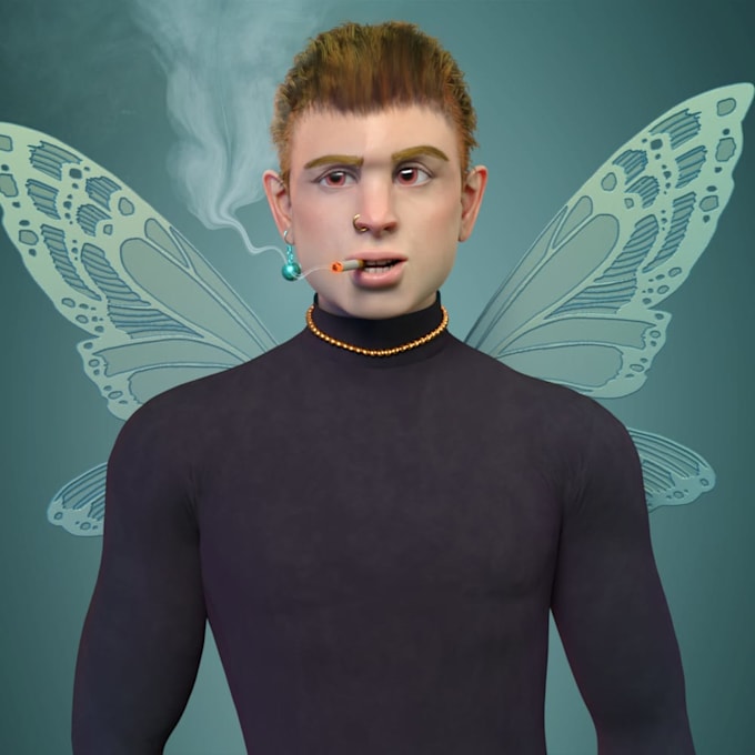 Create a custom nft portrait by Digital_color | Fiverr