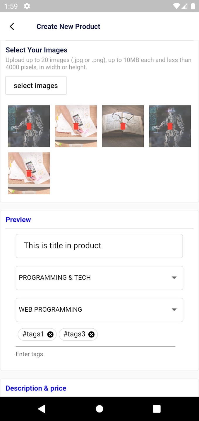 Make app ui ux template using flutter by Daiime | Fiverr