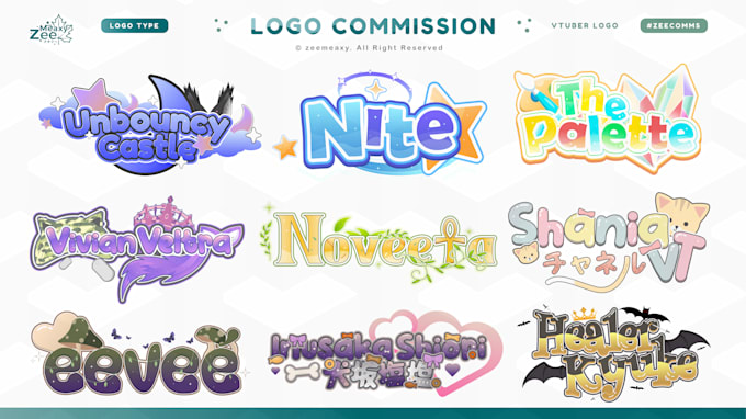 Create a cute vtuber logo design for streamer and twitch by Suryadin99 ...