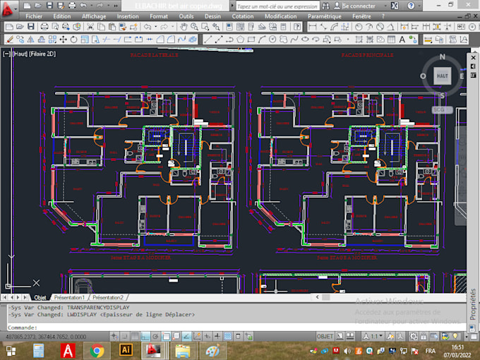 Architect draw a 2d design plan with autocad perfectly by Aymanelkartit ...