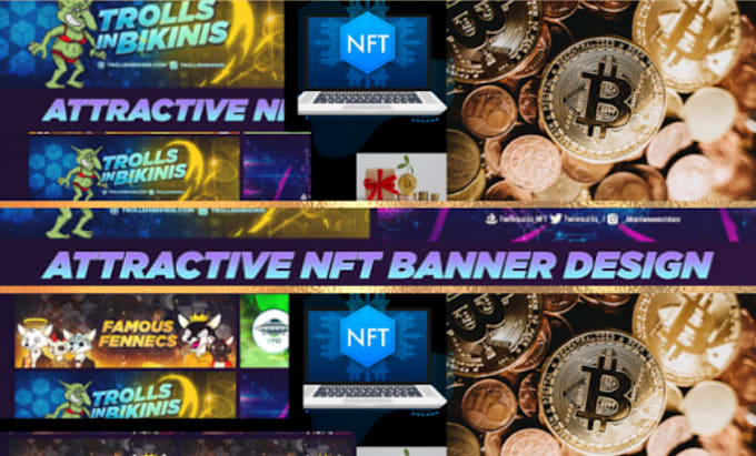 Design nft banner and crypto for twitter by Umarfaraz06 | Fiverr