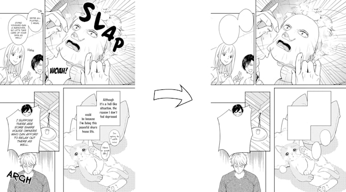 Clean and redraw manga, manhwa, manhua by Holuses | Fiverr