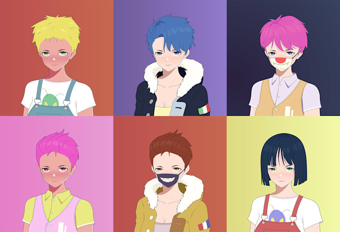 Design pfp nft collection in anime style by Norman_r | Fiverr