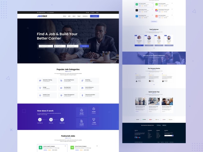 Create Job Portal Or Job Board Website Like Indeed By We Dev Fiverr