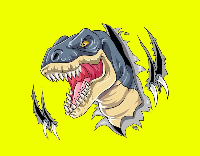 Design eye catchy raptor logo very fast with super color by Mawco_bart ...