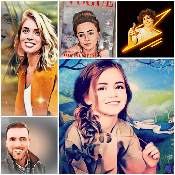 Turn your photo into cartoon style with effects and filters by ...