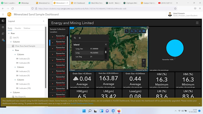 Manage your gis data with a dashboard by Uzzalhossain999 | Fiverr