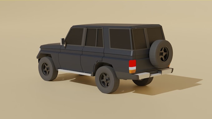 Make a low poly car model in blender by Jakubsdlck | Fiverr