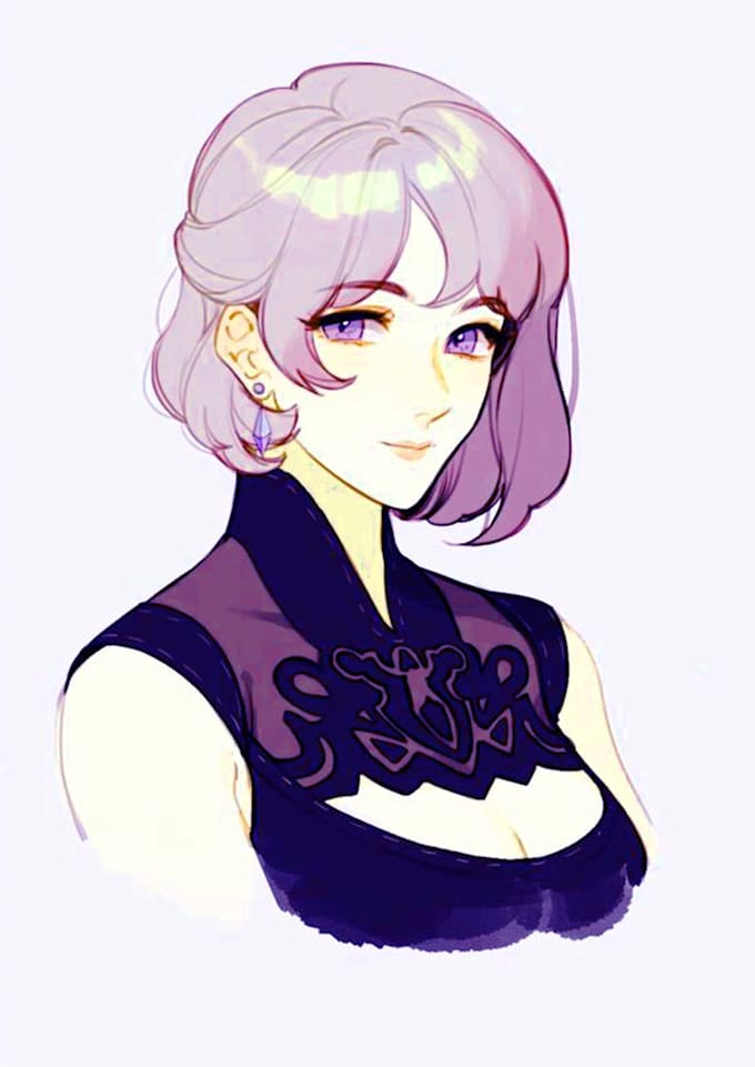 Draw digital anime portraits of you by Mmarlish | Fiverr