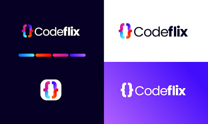 Create minimalist modern technology saas ai software business logo by ...