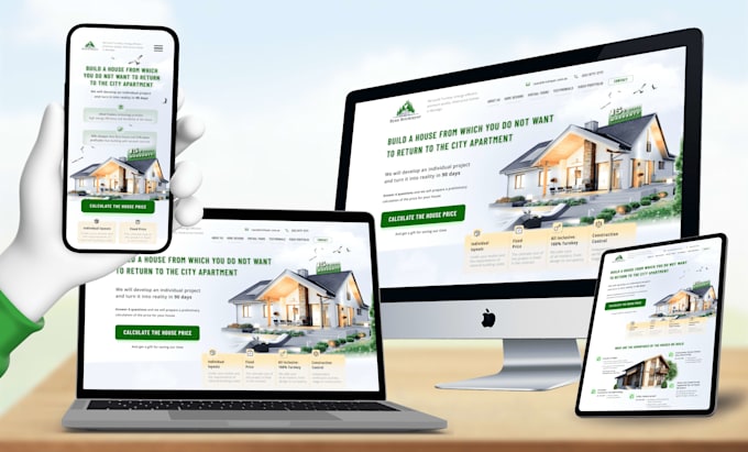Create the best landing page adaptive design in figma by Alex_odessa ...