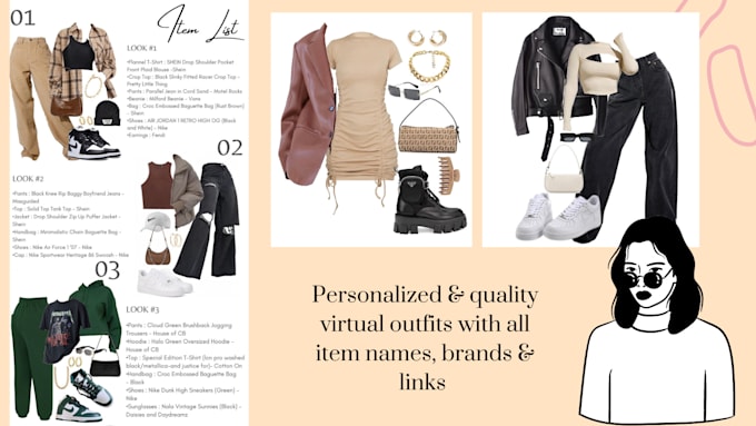 Create personalized fashion outfits for you by Sara_hauer | Fiverr