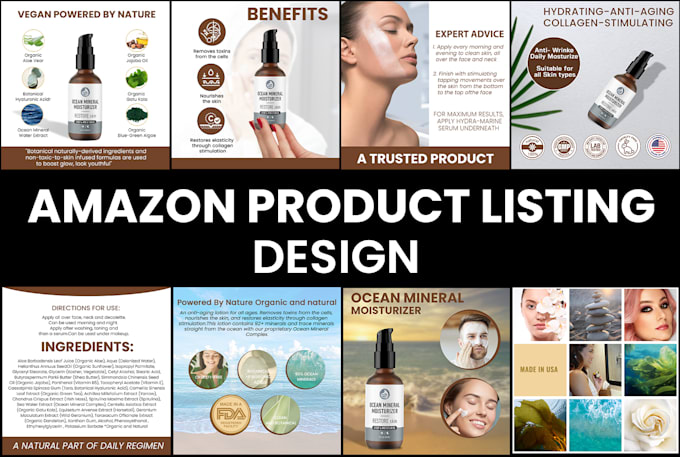 Ecommerce product listing design by Creategraphic25 | Fiverr