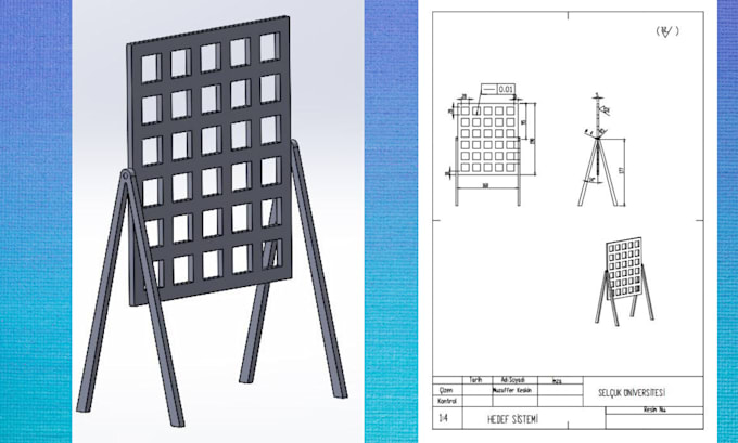 Design cad models, technical drawings,rendering by Mzkdesignhouse | Fiverr