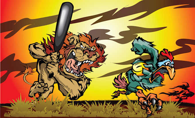 Draw highly original quality cartoon storybook illustration by ...