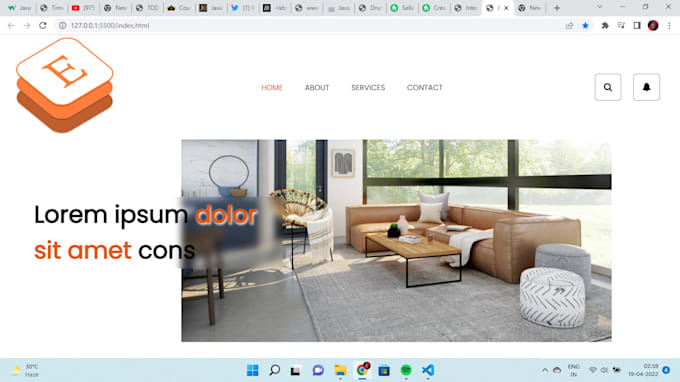 Create a static and attractive website in html and css by Ravi_jk | Fiverr