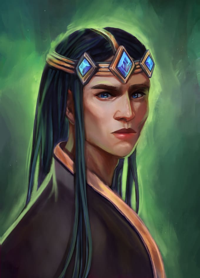 Create your characters portrait by Annapeterarts | Fiverr