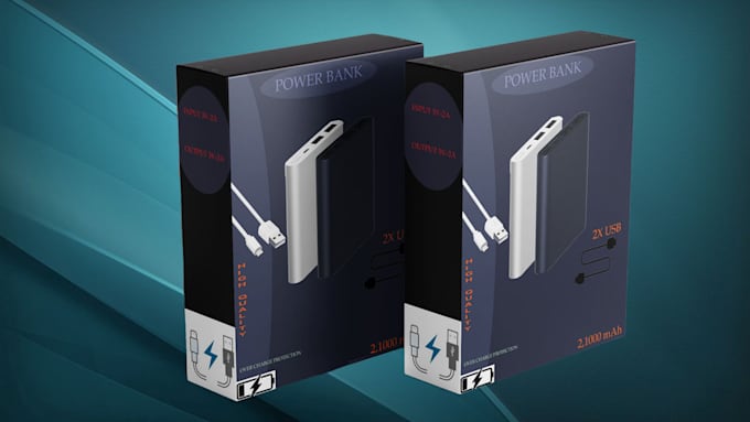 Design your power bank boxes by Betretsion | Fiverr